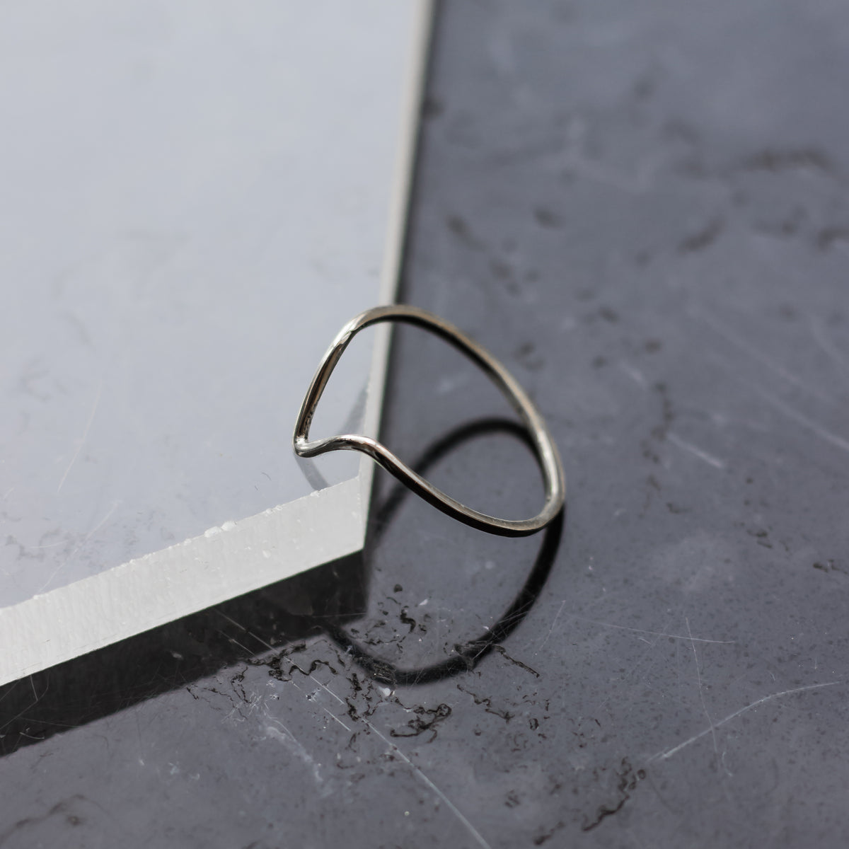 Chevron Stacking Ring - 925 Sterling Silver – Stööki