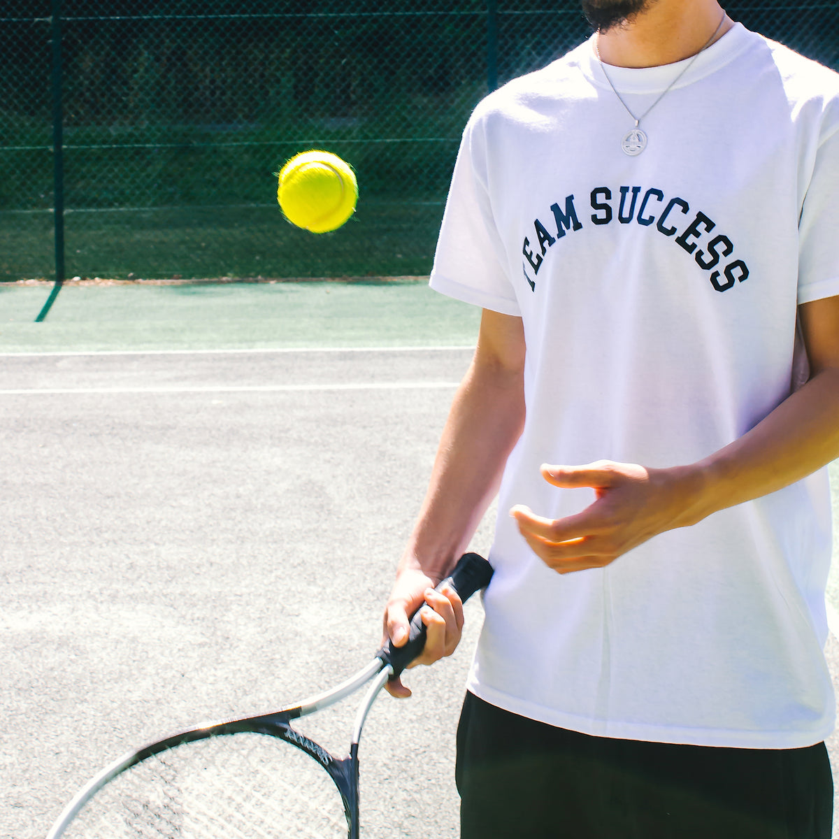 TEAM SUCCESS White T-Shirt | 100% Heavy Duty Cotton – Stööki